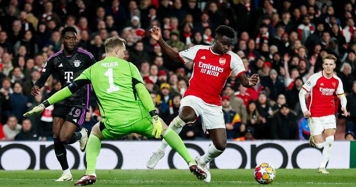 Video: Saka vs. Neuer. Měla se v Lize mistrů pískat penalta? | Football ...